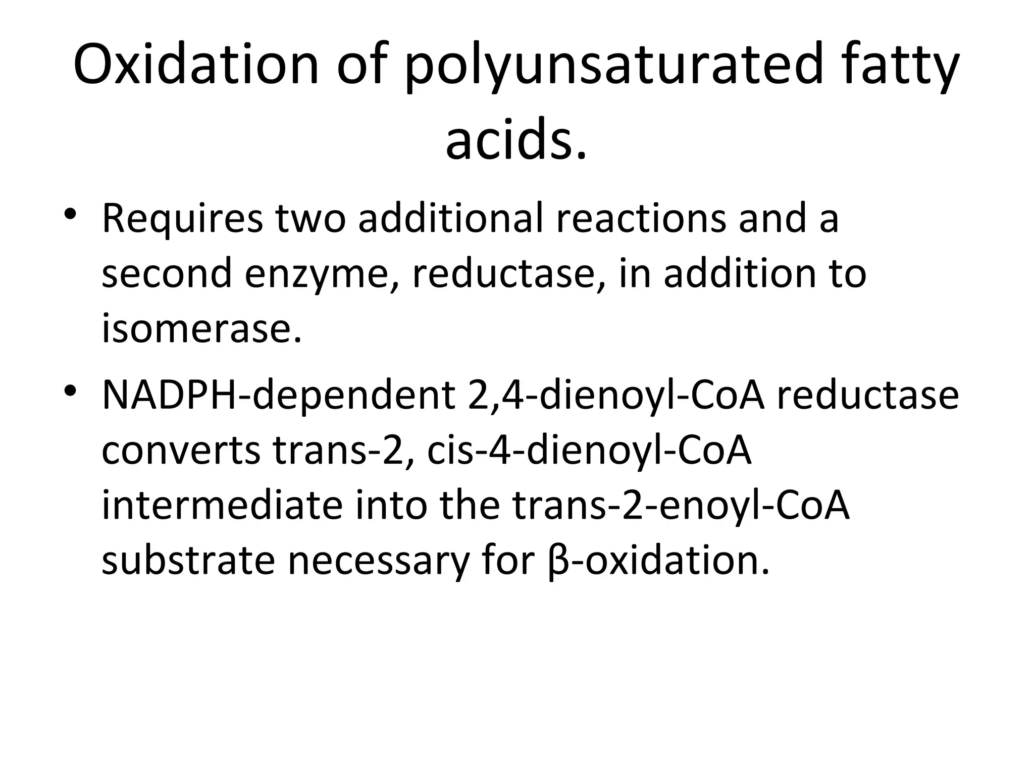 Fatty acid oxidation---Sir Khalid (Biochem) | PPT