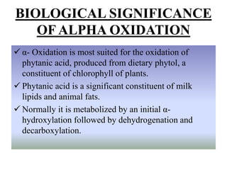 FATTY ACID OXIDATION | PPTX