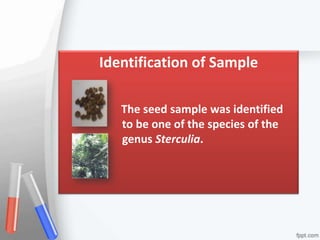 Fatty acid profile of sterculia sp. seed oils and their potential for ...