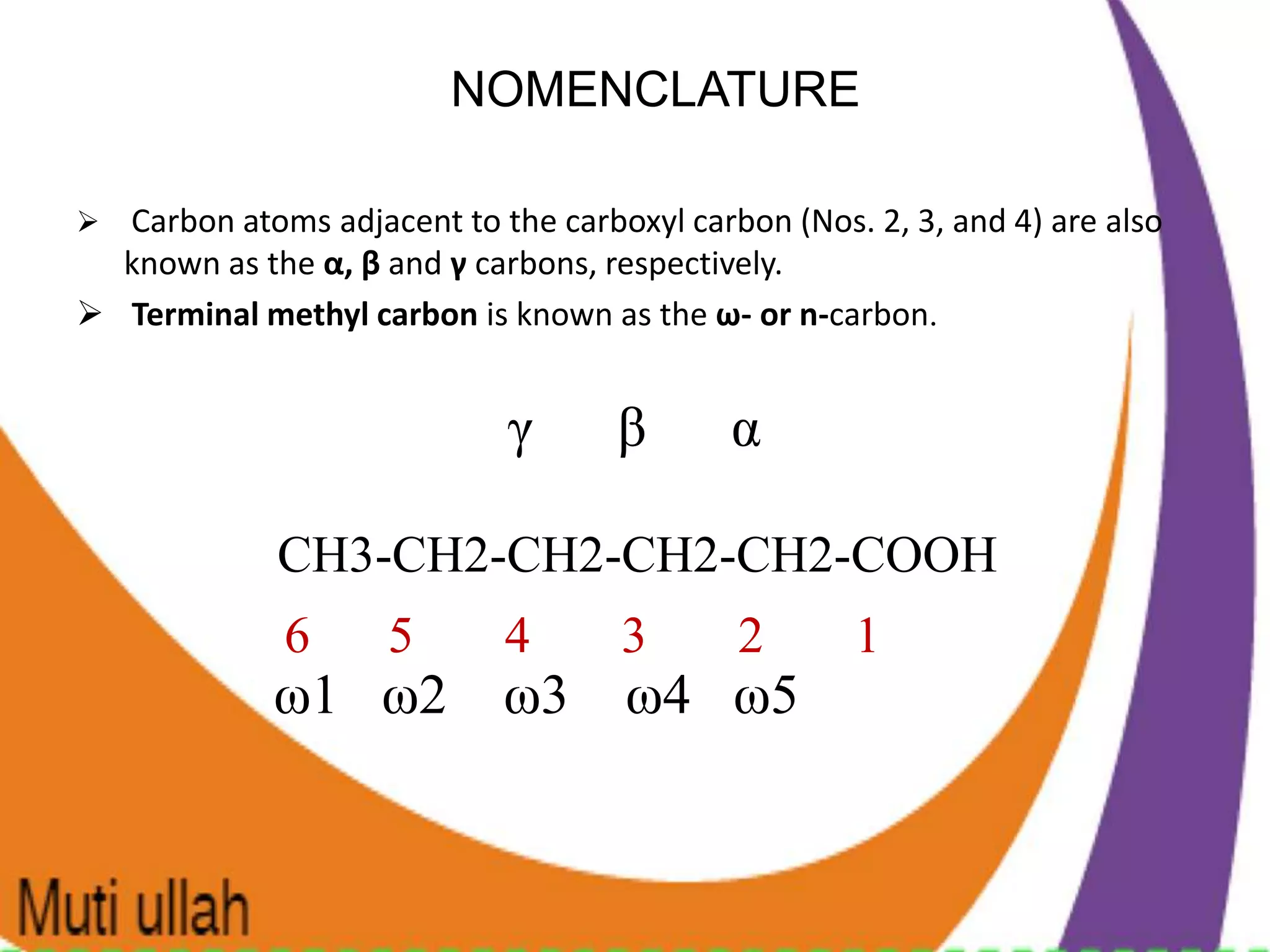 Fatty acids, omega 6 fatty acids, classification of fatty acids | PPTX