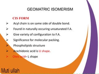 Fatty acids, omega 6 fatty acids, classification of fatty acids | PPTX