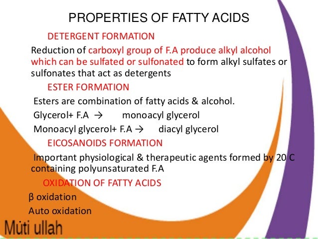 Fatty acids, omega 6 fatty acids, classification of fatty acids