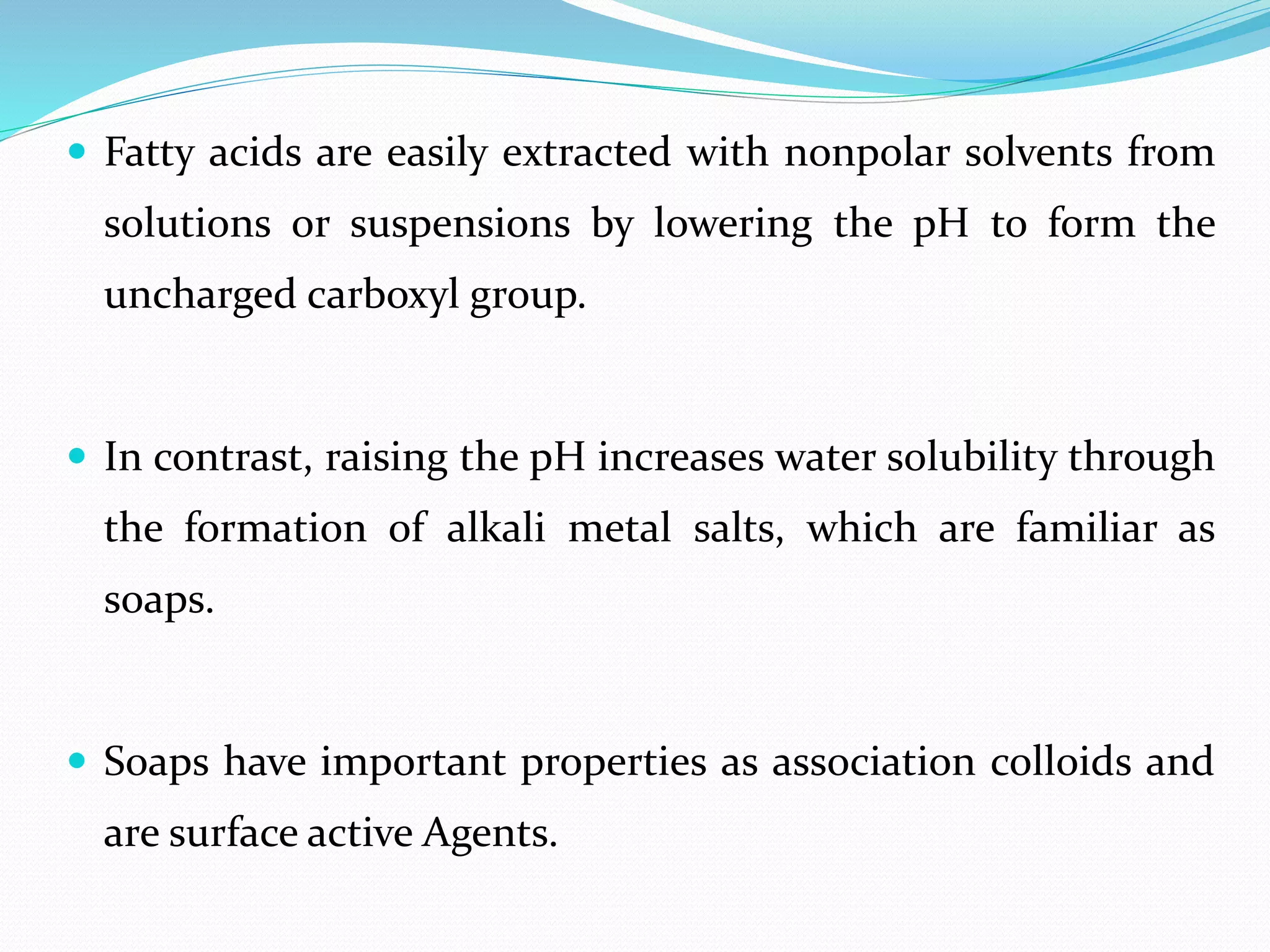 Fatty acids | PPTX