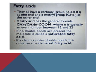 Fatty Acids | PPTX