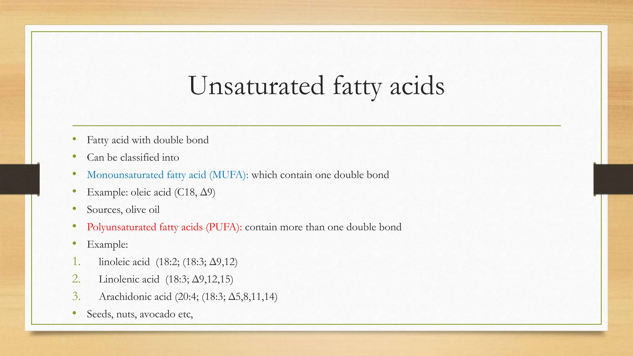 Fatty acids biochemistry post RN nursing | PPTX