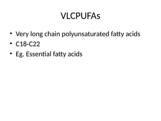 saturated and unsaturated Fatty acids.pptx