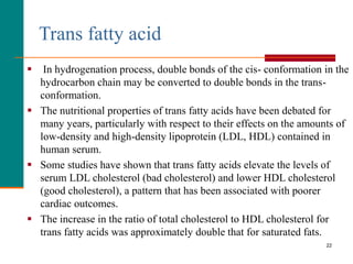 Fatty acids | PPT