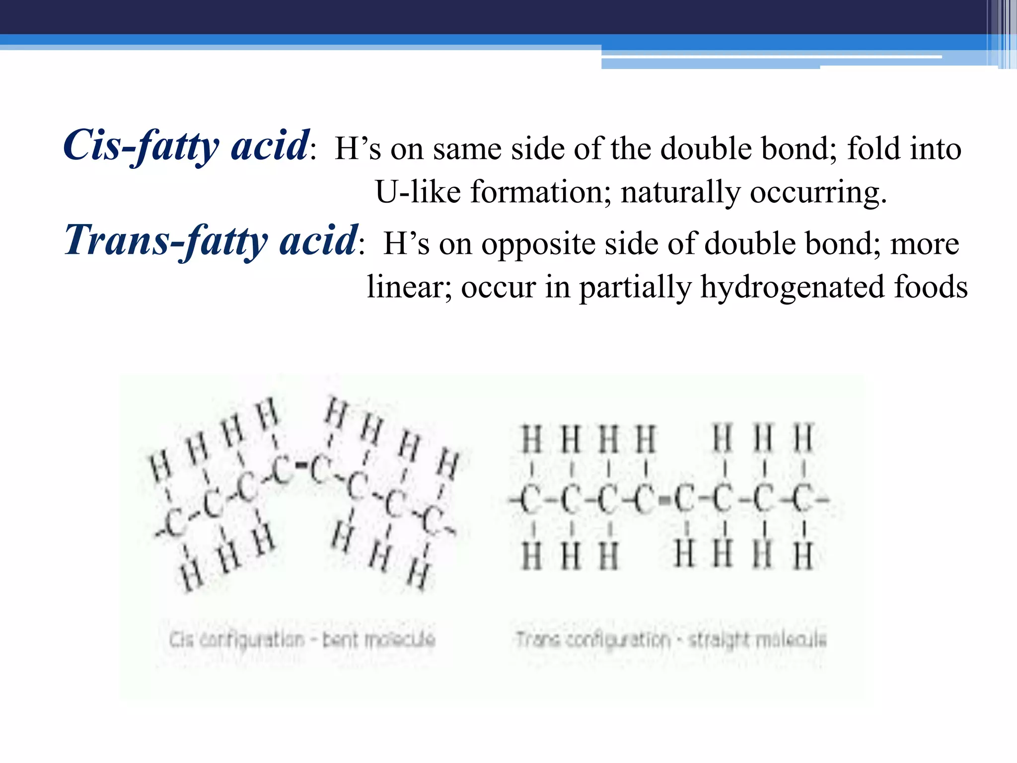 Fatty acids and triglycerides | PPTX