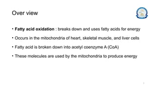 Fatty Acids Oxidation (Beta Oxidation).pptx