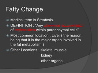 Fatty changes | PPTX