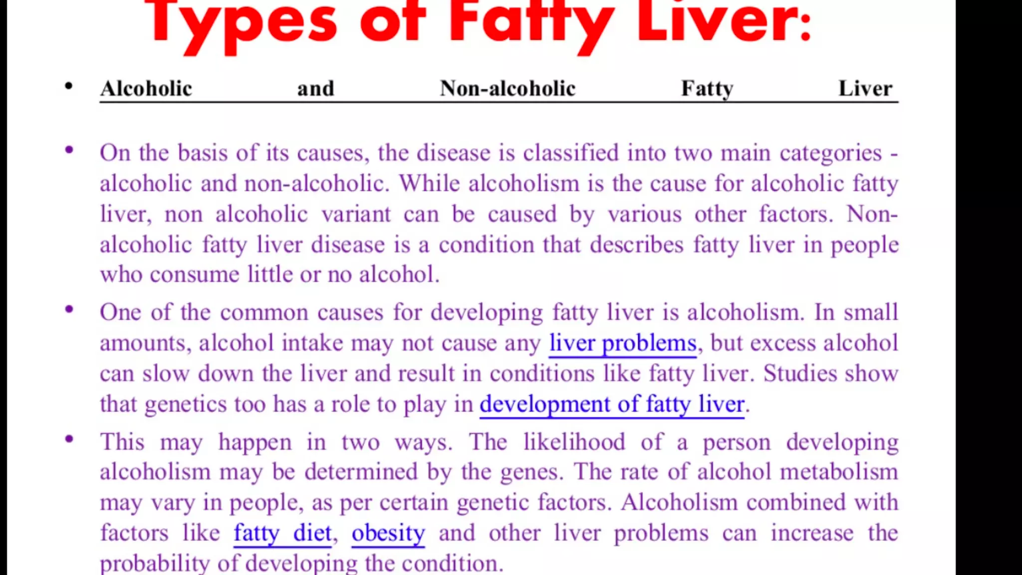 Fatty liver- General metabolism, biochemistry | PDF