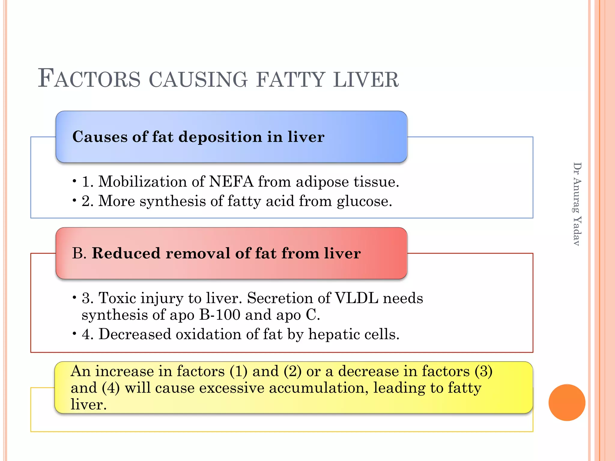 Fatty liver biochemistry by Dr. Anurag Yadav | PDF