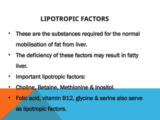 Fatty Liver: The Biochemical Perspective | PPT