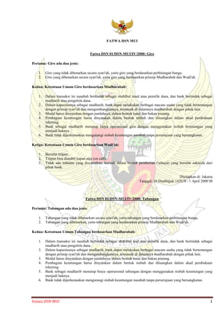 Fatwa dsn mui | DOCX