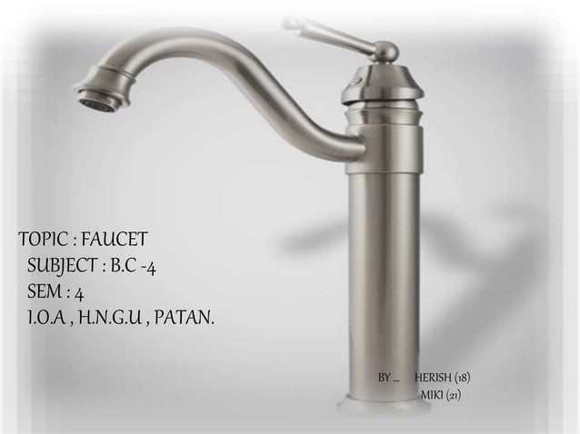 Faucet for bathroom | PPT