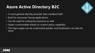 Introduction to Azure AD and Azure AD B2C | PPTX