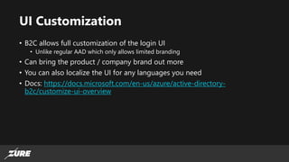 Introduction to Azure AD and Azure AD B2C | PPTX