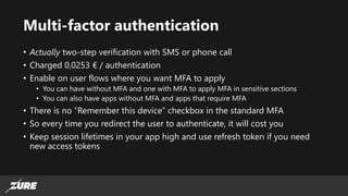 Introduction to Azure AD and Azure AD B2C | PPTX