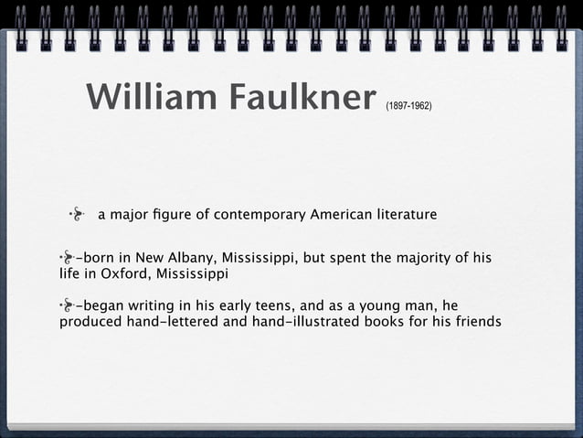 Faulkner Intro | KEY