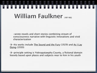 Faulkner Intro | KEY