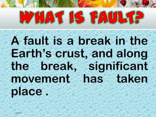 Fault | PPTX