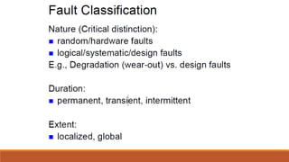 Software Fault, Error, and Failure | PPTX