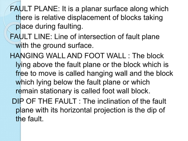 Fault'classification of fault and mechanism of faulting | PPTX ...