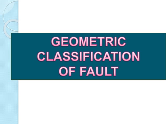 Fault'classification of fault and mechanism of faulting | PPTX ...