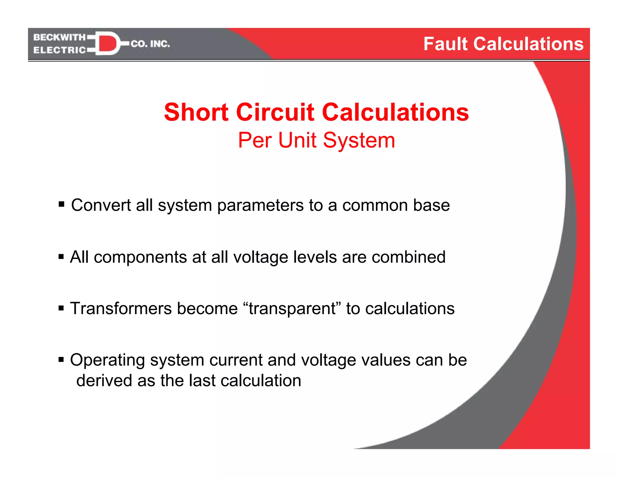 Fault Calculations | PDF