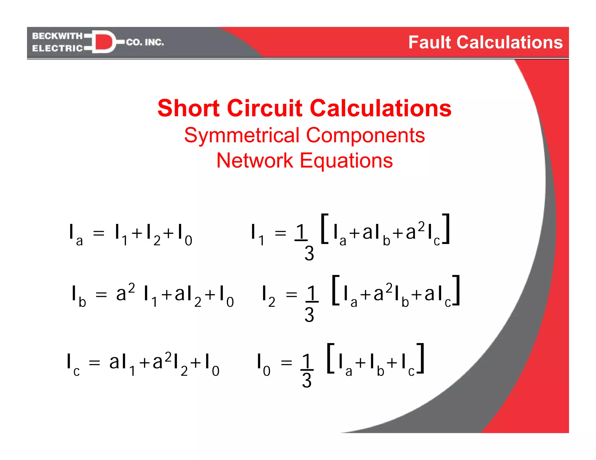 Fault Calculations | PDF