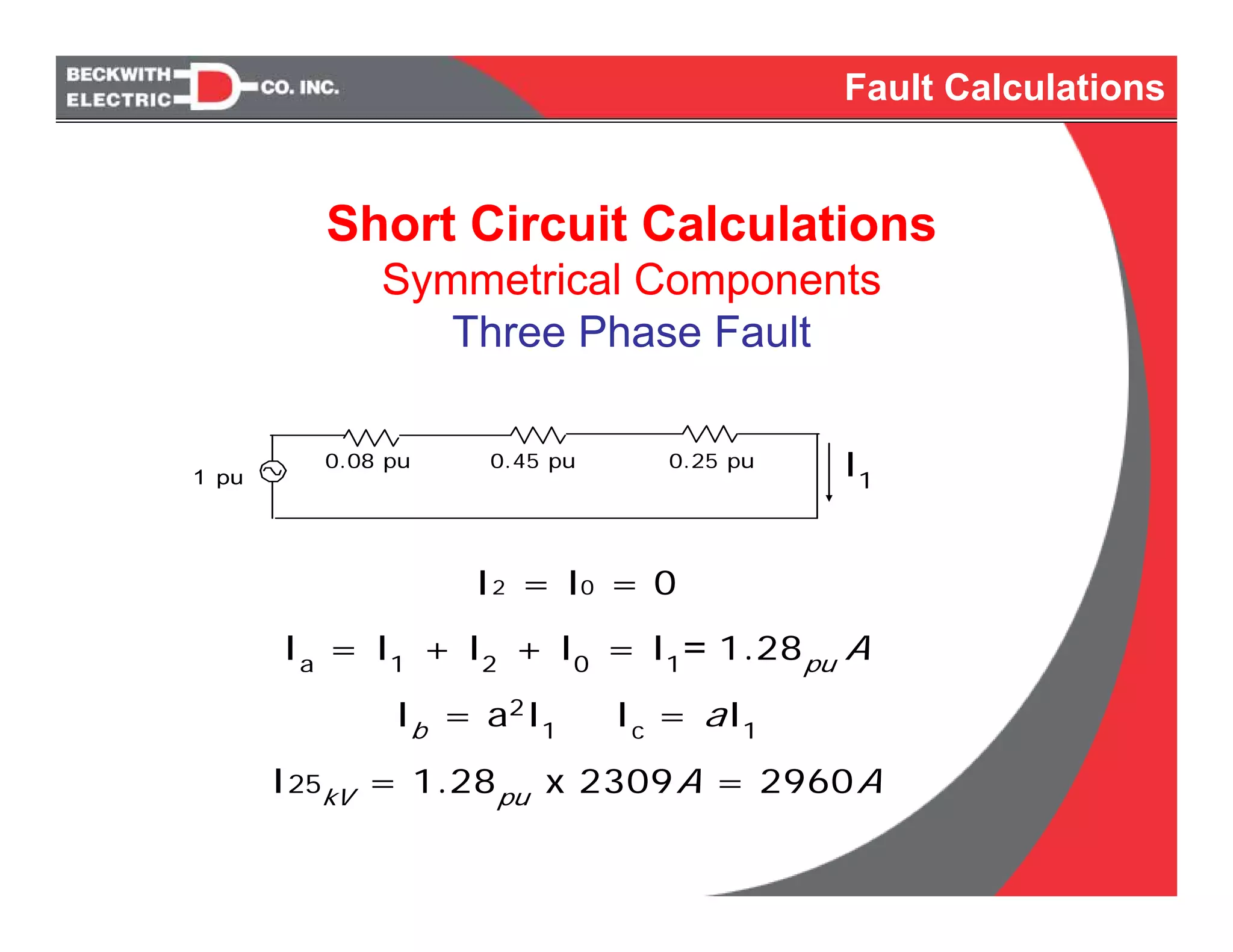 Fault Calculations | PDF