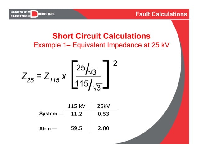 Fault Calculations | PDF | Physics | Science
