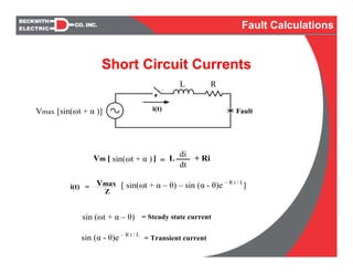 Fault Calculations | PDF