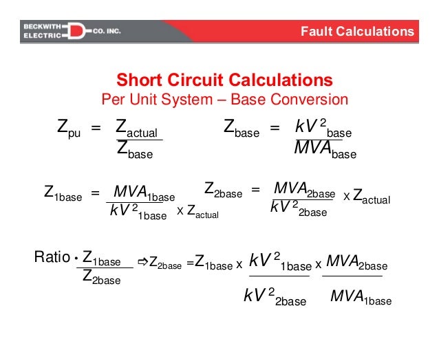 Fault Calculations