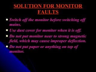 Fault related to various peripherals | PPT | Computer Peripherals ...