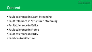 Fault tolerance | PPT