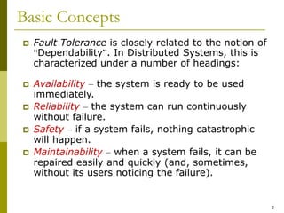 fault-tolerance-slide.ppt | Operating Systems | Computer Software and Applications