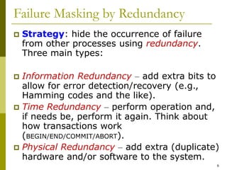 fault-tolerance-slide.ppt | Operating Systems | Computer Software and Applications