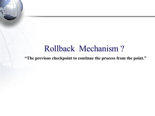 Fault Tolerant And Disaster Recovery | PPT