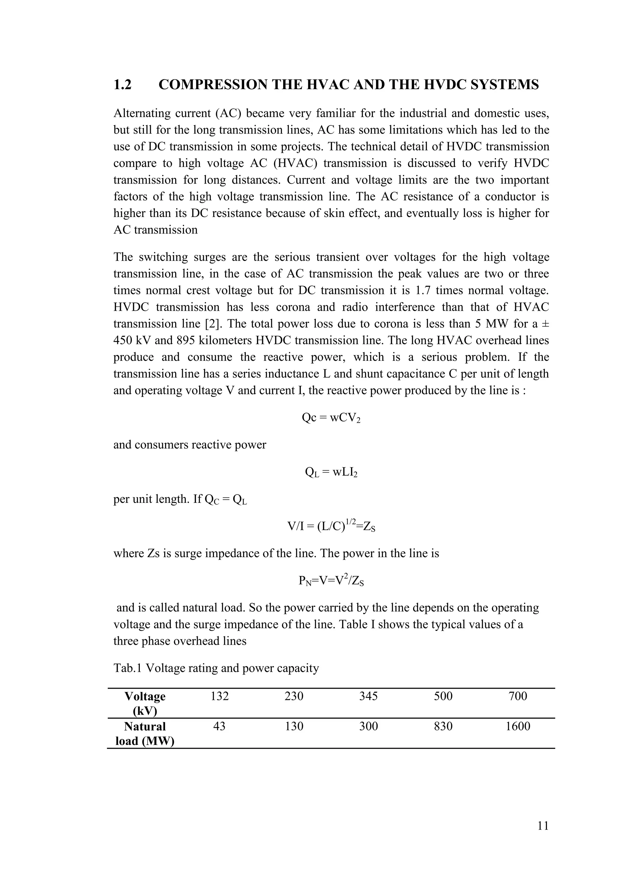 FAULT ANALISIS IN HVDC & HVAC TRANSMISSION LINE | PDF