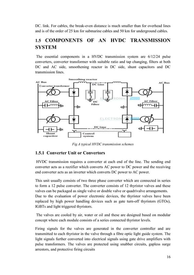 FAULT ANALISIS IN HVDC & HVAC TRANSMISSION LINE | PDF