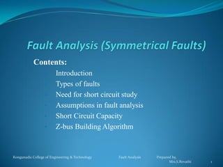 Fault analysis | PDF
