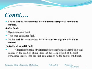 Fault analysis | PDF