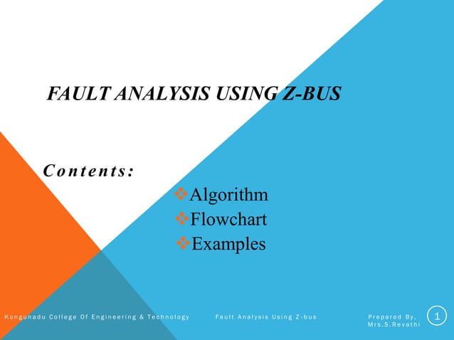 Fault analysis using z bus | PDF | Consumer Electronics | Technology & Computing