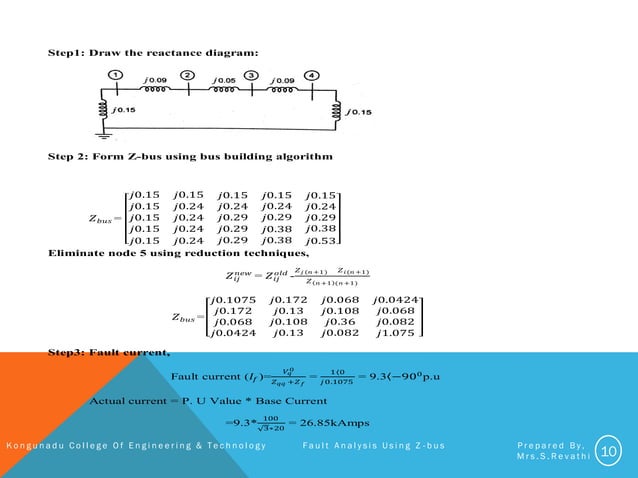 Fault analysis using z bus | PDF | Consumer Electronics | Technology & Computing
