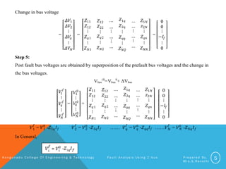 Fault analysis using z bus | PDF