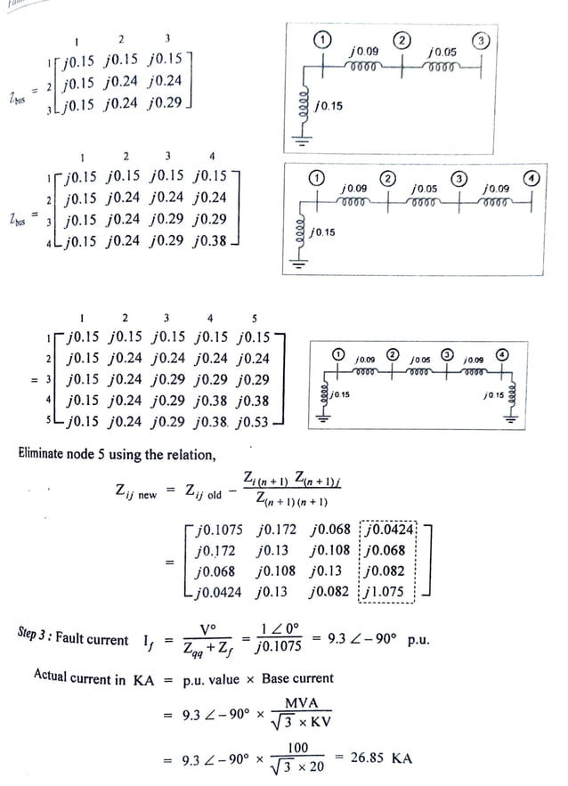 Fault Analysis using Z Bus..pdf | Computer Networking | Computing