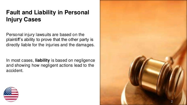 Fault and Liability in a Personal Injury Case