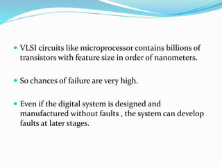 Fault avoidance and fault tolerance | PPTX