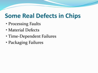 Fault avoidance and fault tolerance | PPTX